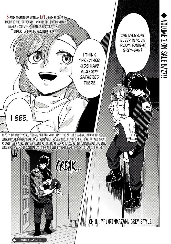 Read manga B-Rank Adventurer With an Evil Look Becomes a Daddy to the ...